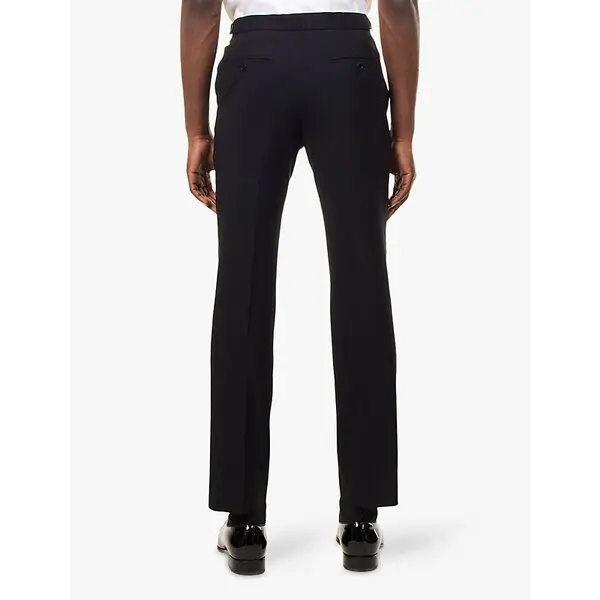 TED BAKER X THE GENTLEMAN Ted Baker X The Gentlemen Slim-fit Tailored Wool-blend Trousers