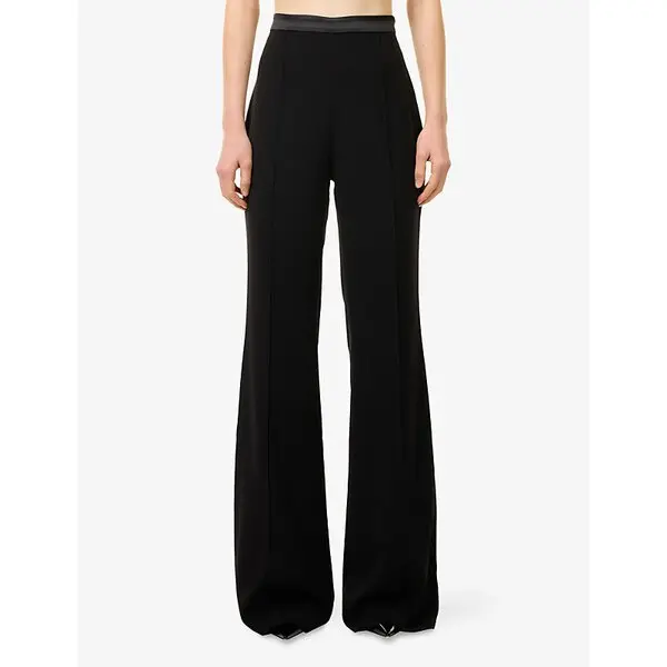 NADINE MERABI Charlotte Wide-leg Woven Trousers