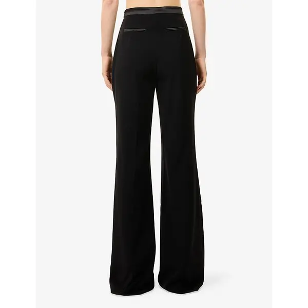 NADINE MERABI Charlotte Wide-leg Woven Trousers