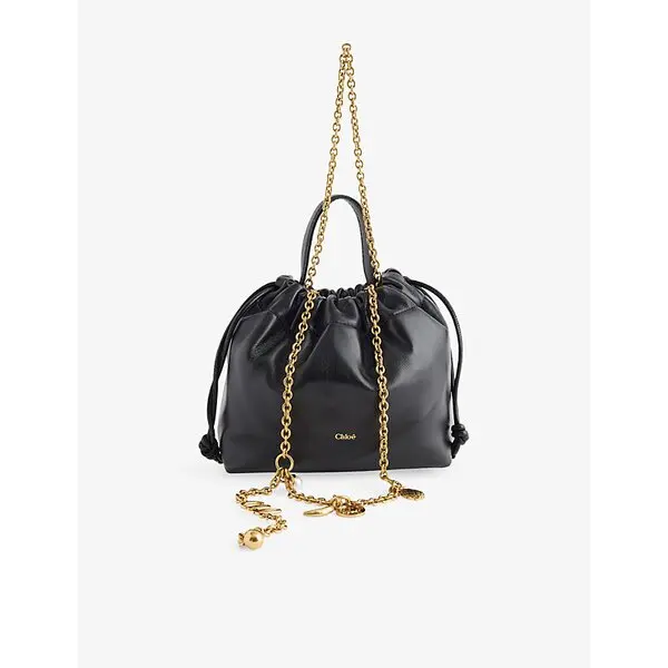 Chloé Icons Mini Leather Shoulder Bag - Black