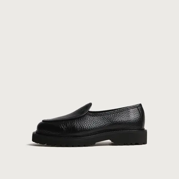 JACQUES SOLOVIERE Moli Grain Lug Loafer