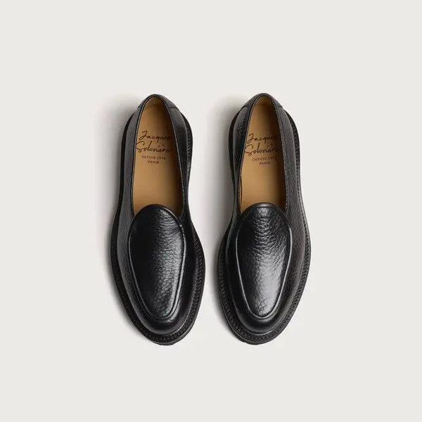 JACQUES SOLOVIERE Moli Grain Lug Loafer
