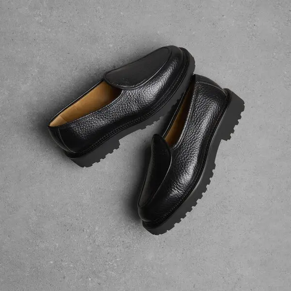 JACQUES SOLOVIERE Moli Grain Lug Loafer