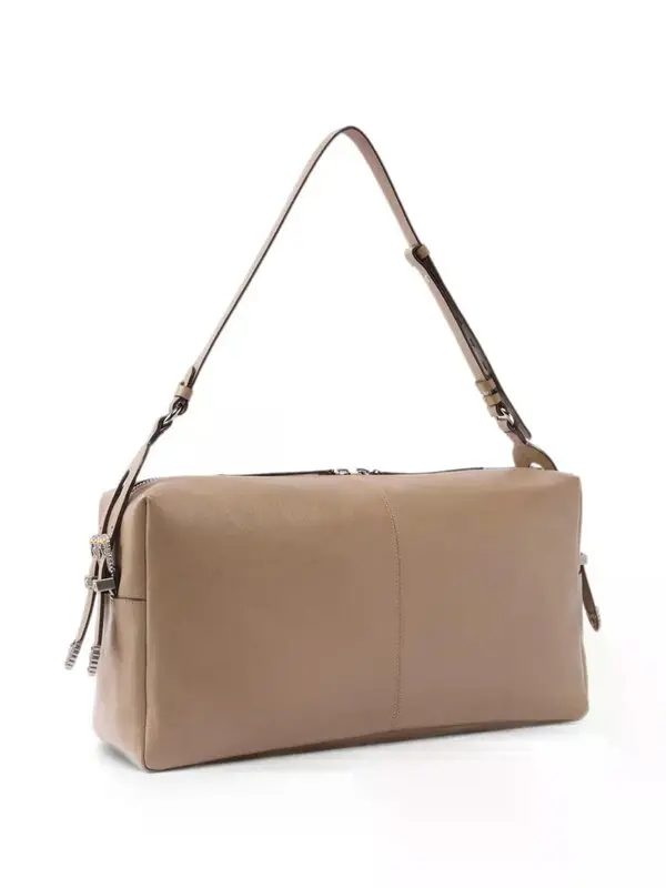 Pinko Buckle-detail Leather Shoulder Bag