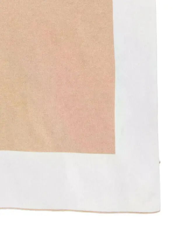GRAN SASSO Colour-block Blanket