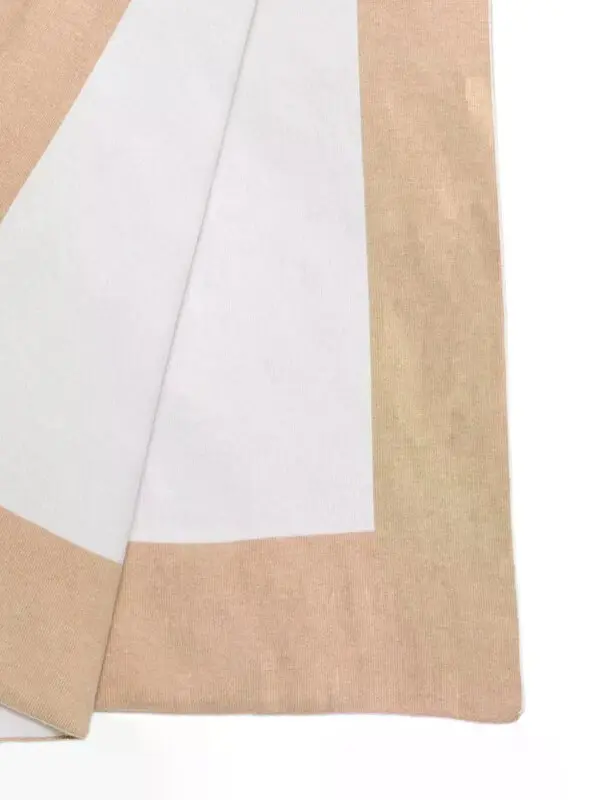 GRAN SASSO Colour-block Blanket
