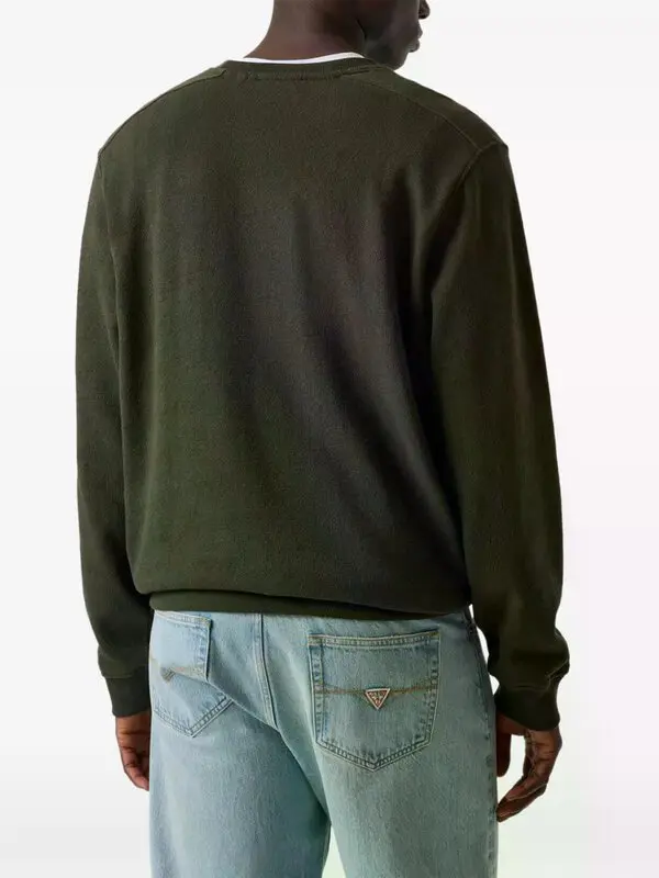 Guess Logo-embroidered Sweatshirt