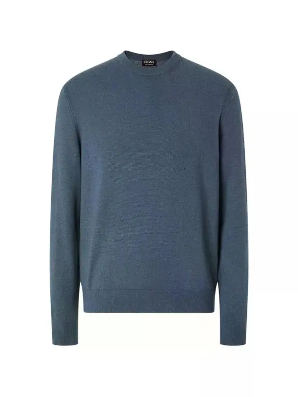 Zegna Light Oasi Cashmere Crewneck Sweater