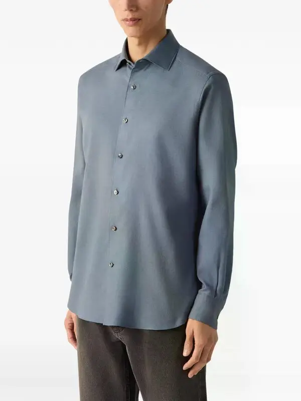 Zegna Light Cashco Shirt