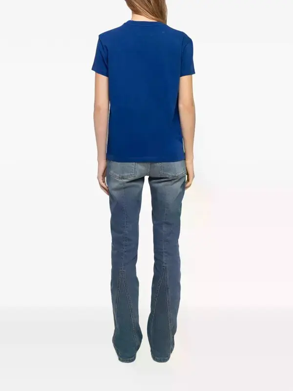 Zadig&Voltaire Mick Strass-embellished T-shirt - Blue