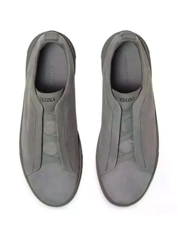 Zegna Mélange Triple Stitch Secondskin Sneakers