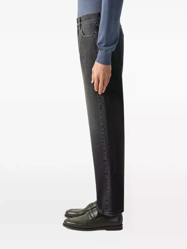 Zegna Dark Cotton Roccia Jeans