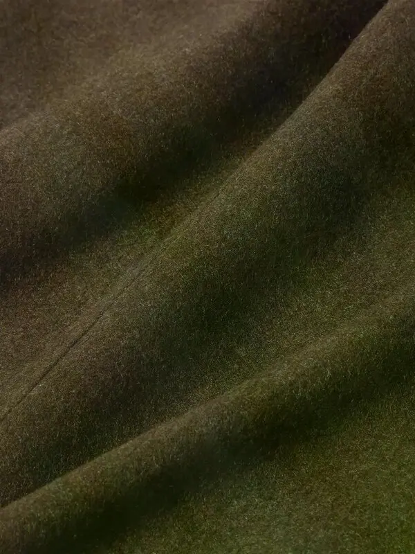 Zegna Dark Olive Green Multimélange Oasi Cashmere Ii Conte Jacket