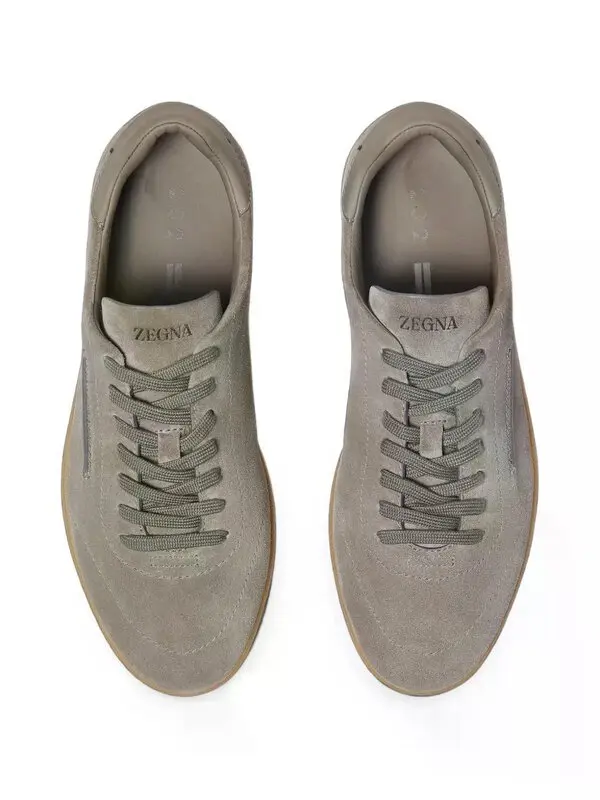 Zegna 232 Suede Sneakers