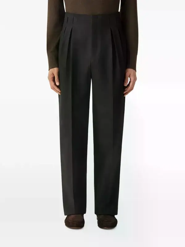 Zegna Wool And Mohair Pants