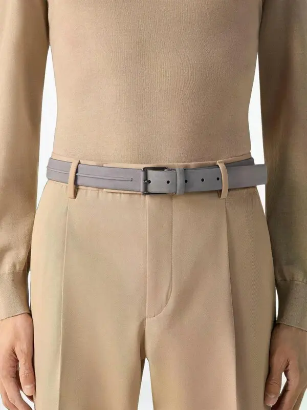 Zegna Mélange Nubuck Belt