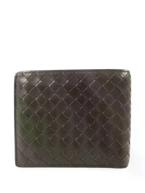 Bottega Veneta Intrecciato Bifold Wallet - Brown
