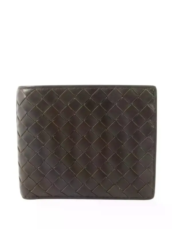 Bottega Veneta Intrecciato Bifold Wallet - Brown
