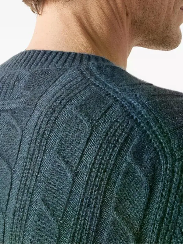 Zegna Light Mélange Oasi Cashmere Crewneck Sweater