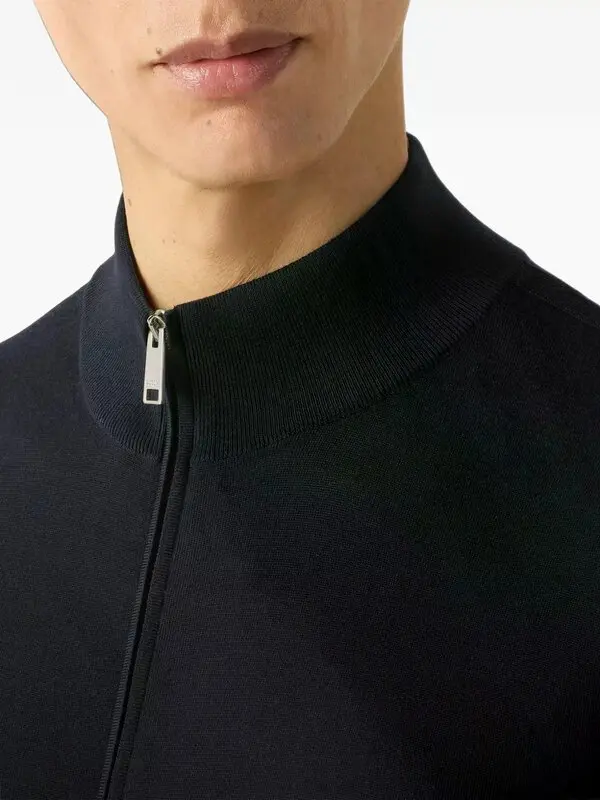 Zegna Trofeo 15milmil15 Wool Full Zip Cardigan