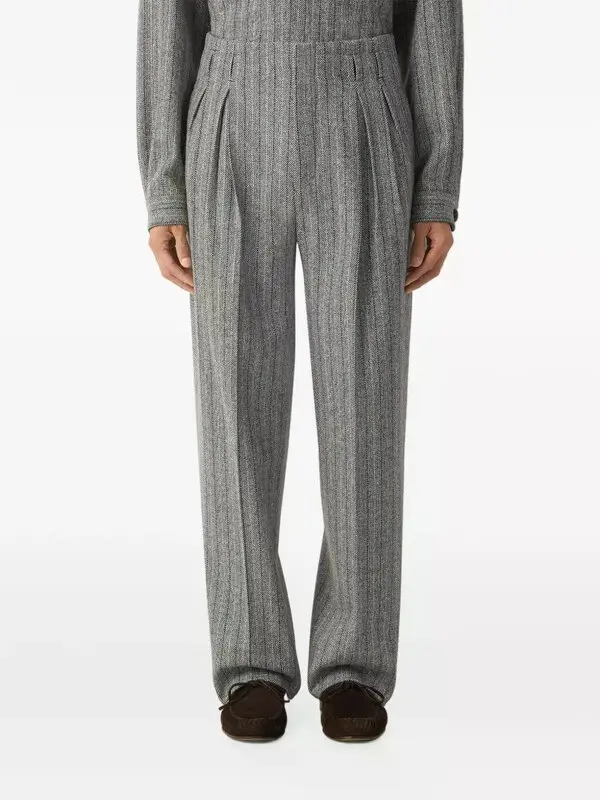 Zegna Trofeo Selection Pinstripe Trousers