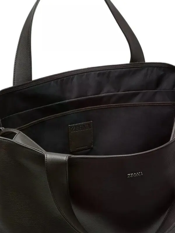 Zegna Dark Secondskin Tote Bag