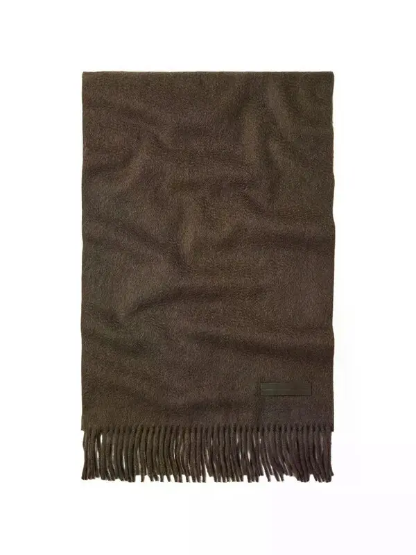 Zegna Dark Olive Oasi Cashmere Scarf - Green