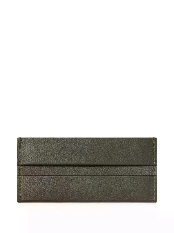 Zegna Dark Olive Secondskin Card Case - Green