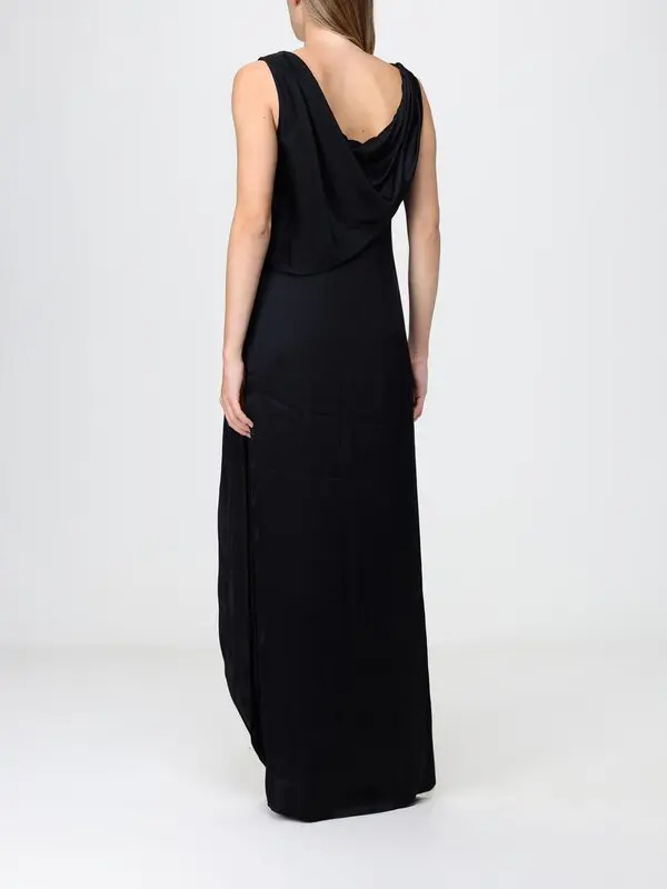 MAISON MARGIELA Draped Off-the-shoulder Mini Tunic With Side Slit