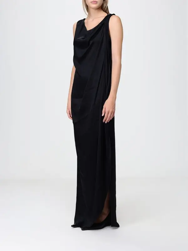MAISON MARGIELA Draped Off-the-shoulder Mini Tunic With Side Slit