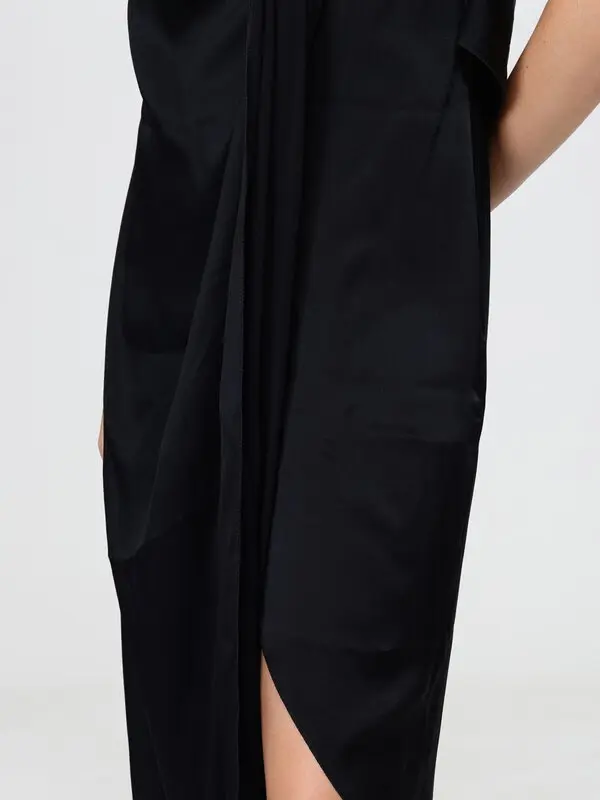 MAISON MARGIELA Draped Off-the-shoulder Mini Tunic With Side Slit