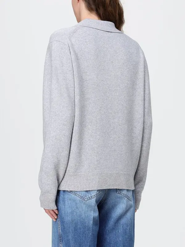 Victoria Beckham V-neck Merino Wool And Cashmere Blend Knit Polo