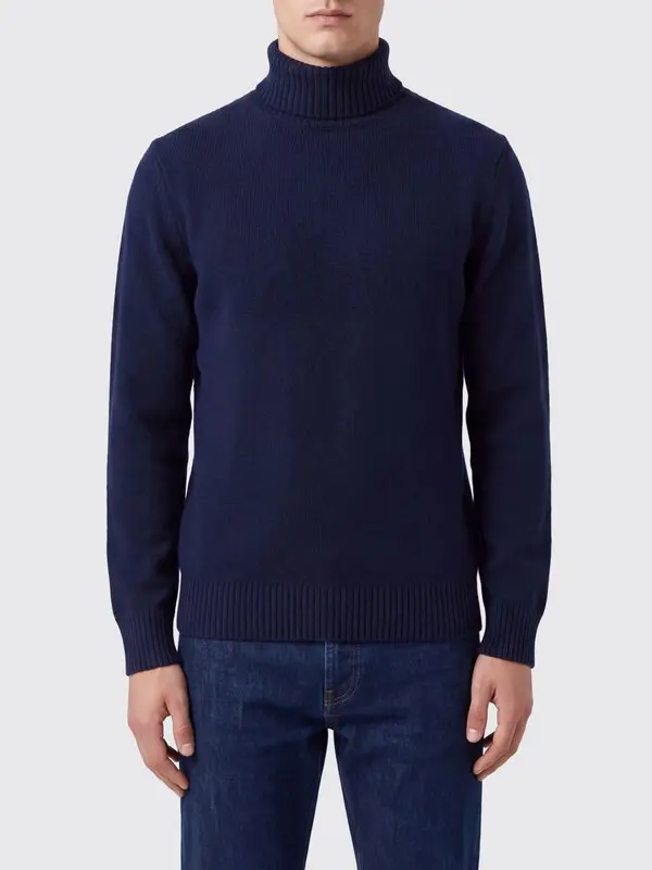 KANGRA Wool And Cashmere Blend Turtleneck Sweater - Blue