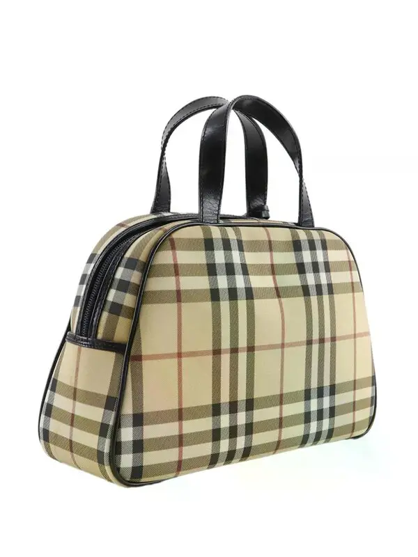 Burberry 2000-2017 House Check Coated Canvas Handbag
