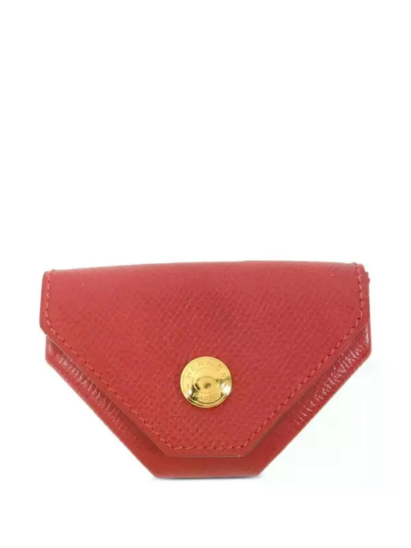 Hermès 1995 Le 24 Coin Purse - Red