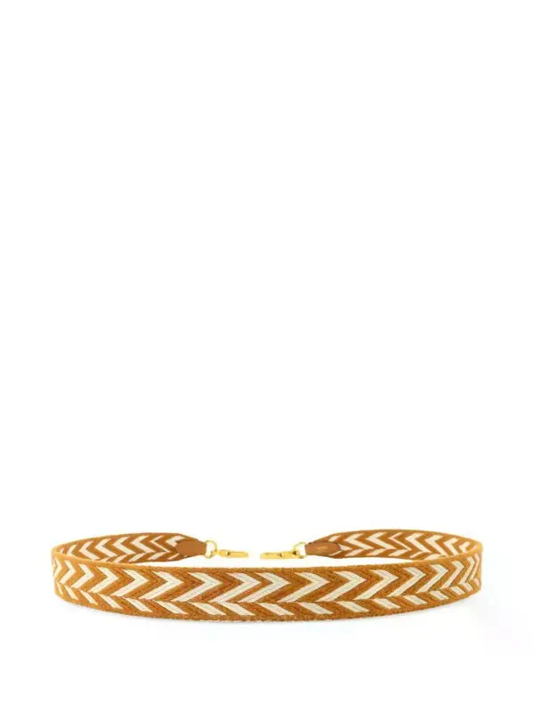 Hermès 2019 Sangle Zigzag Bag Strap - Brown