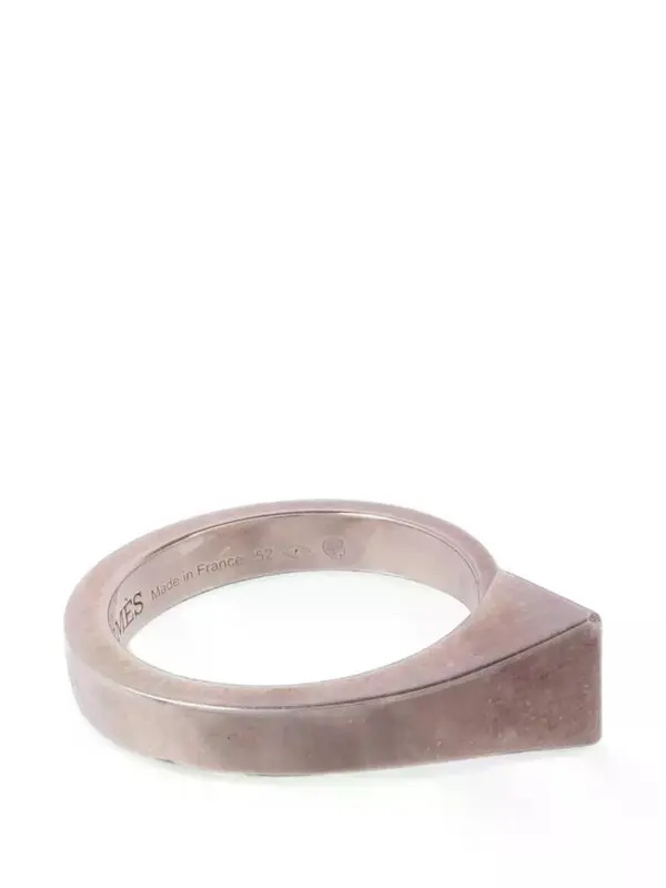 Hermès Clou De Forge Engraved-logo Ring