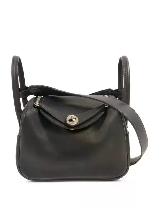 Hermès 2025 Mini Lindy Handbag - Blue