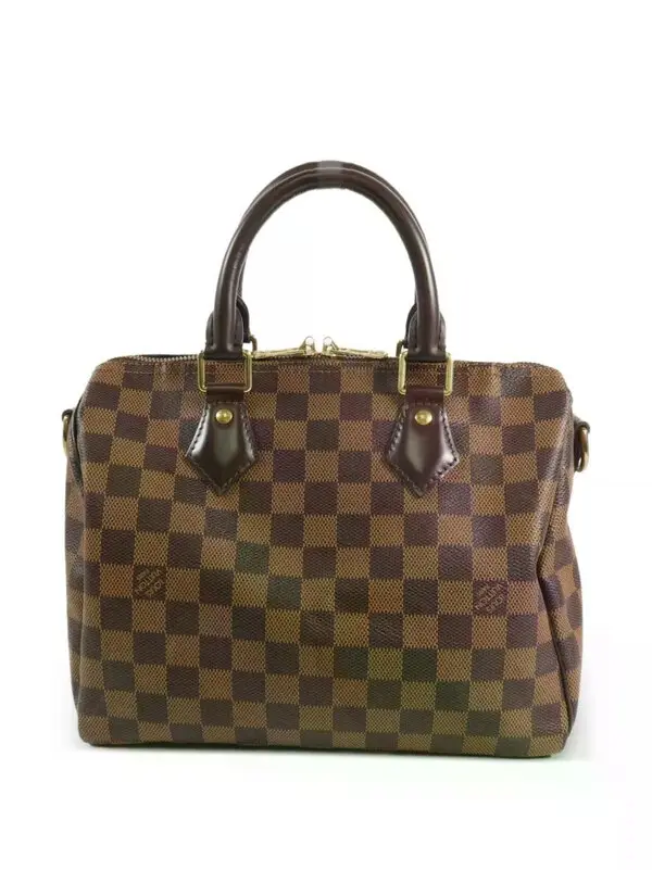 LOUIS VUITTON 25 Speedy Bandouliere Damier Tote Bag
