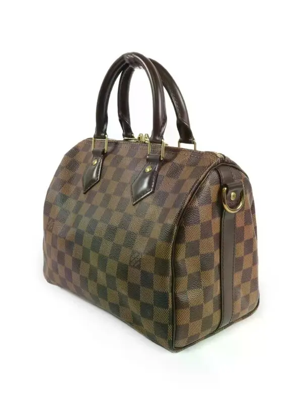 LOUIS VUITTON 25 Speedy Bandouliere Damier Tote Bag