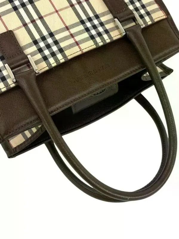 Burberry 2000-2017 House Check Canvas Handbag