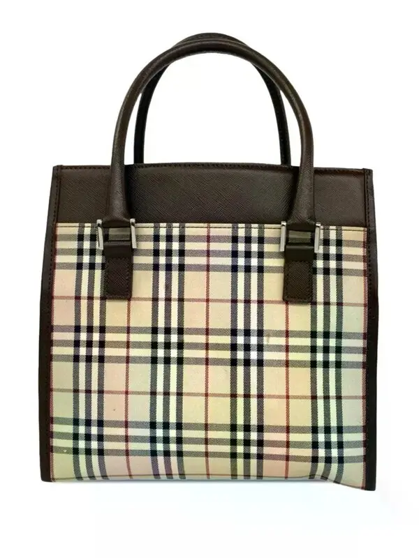 Burberry 2000-2017 House Check Canvas Handbag