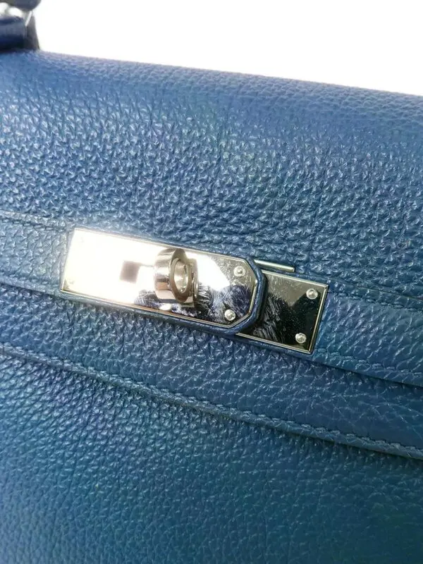 Hermès 35 Kelly Two-way Handbag - Blue