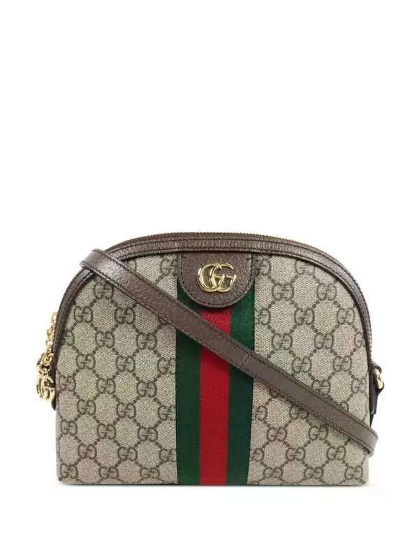 Gucci Ophidia Gg Shoulder Bag - Neutrals