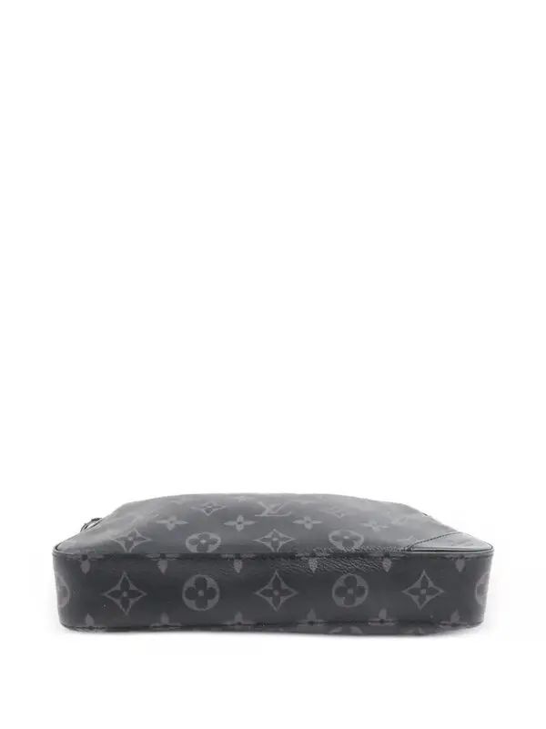 LOUIS VUITTON Trio Messenger Monogram Eclipse Clutch Bag