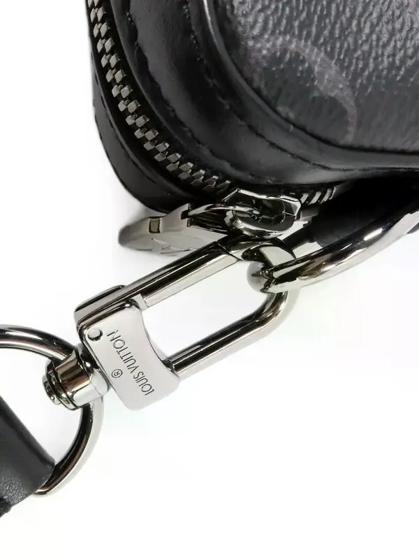 LOUIS VUITTON Trio Messenger Monogram Eclipse Clutch Bag