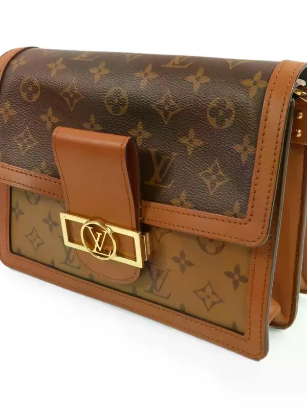 LOUIS VUITTON Mm Reverse Dauphine Monogram Shoulder Bag - Brown