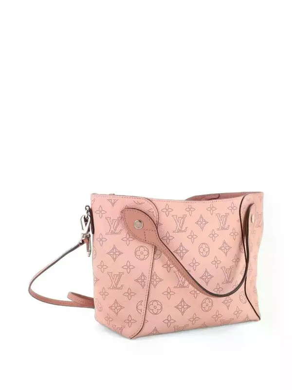 LOUIS VUITTON Hina Handbag Mahina Leather Pm Shoulder Bag - Pink