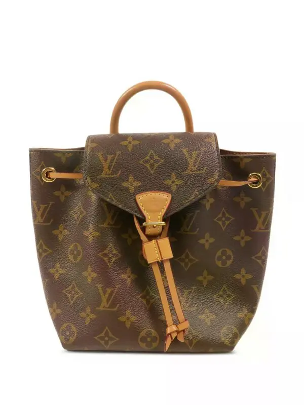 LOUIS VUITTON Monogram Montsouris Bb Backpack - Brown