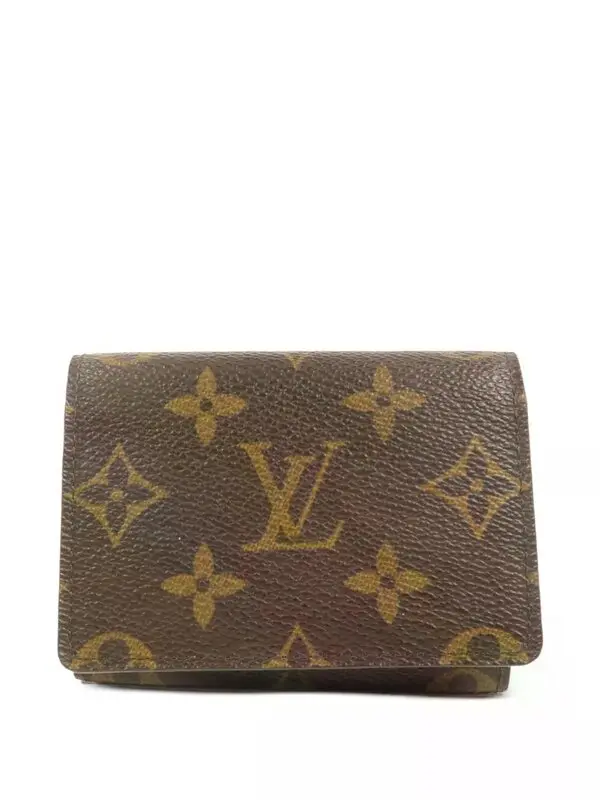 LOUIS VUITTON Monogram Card Case - Brown